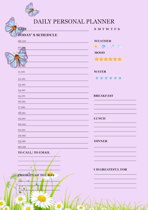 Daily Personal Planner H - Alnilam