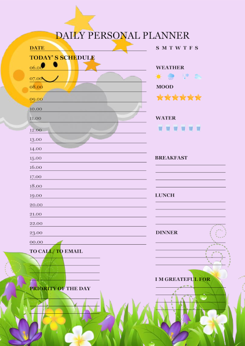 Daily Personal Planner G - Alnilam